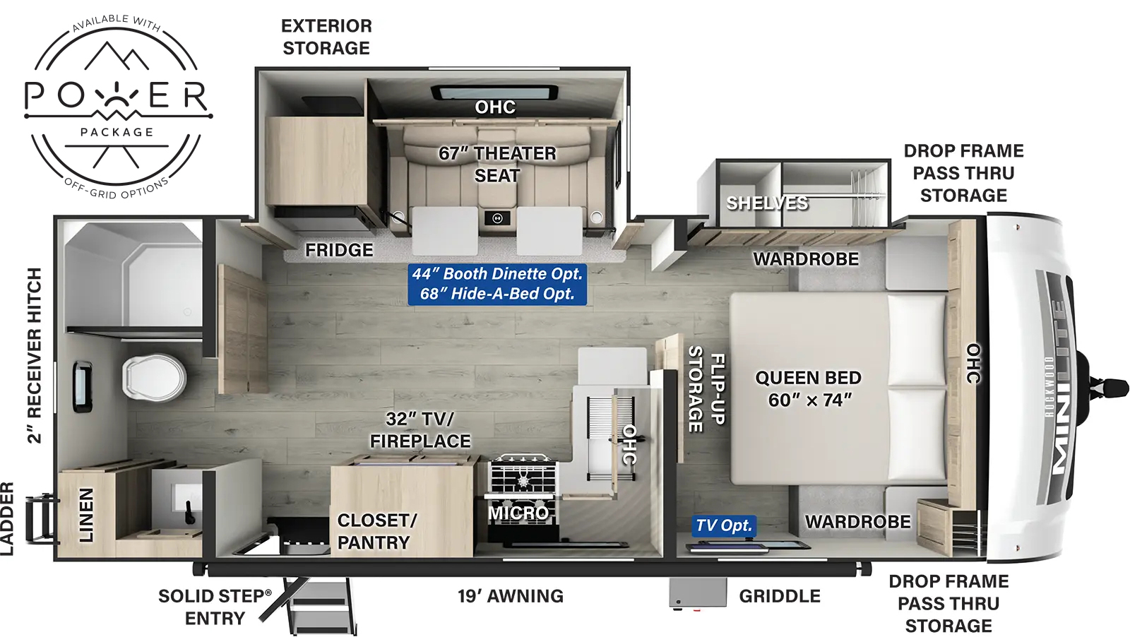 Rockwood Mini Lite Floorplans - Forest River RV