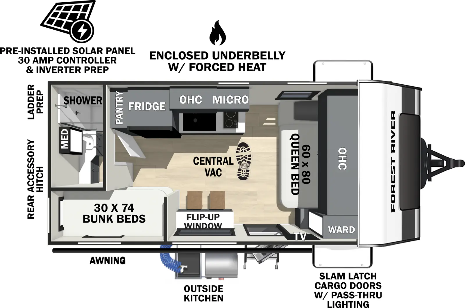 Ibex Floorplans - Forest River RV